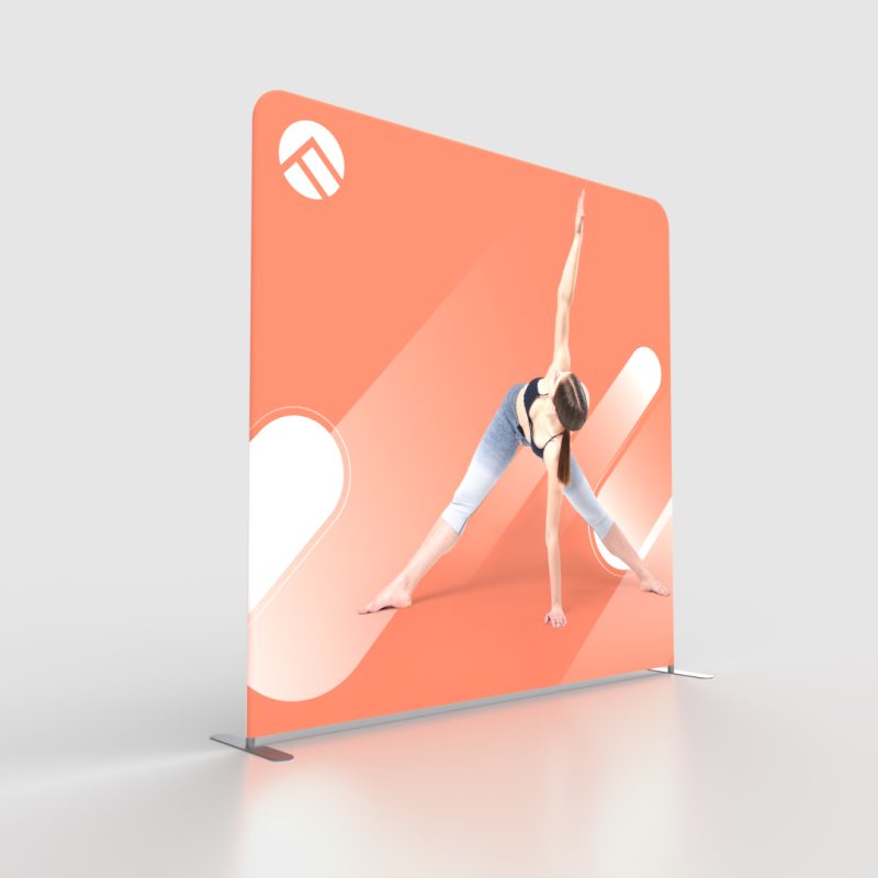 Straight Fabric backdrop แบคดรอปผ้า 2440x2300 - fabricsystems