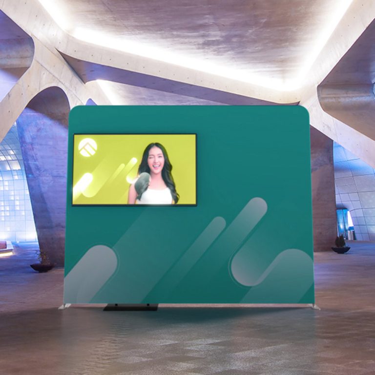 กล่องไฟผ้า ตั้งพื้น SEG lightbox 1000x2000x450 - fabricsystems