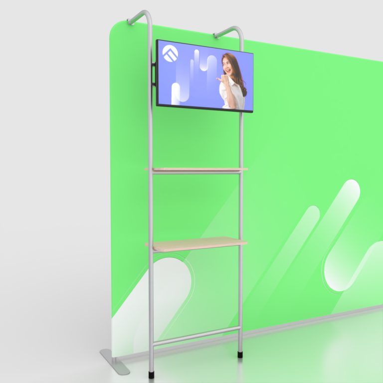 Side backdrop light box กล่องไฟผ้า 900x2300 - fabricsystems