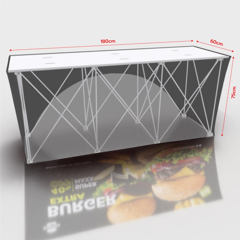 Pop up Table TB-001 โต๊ะพับ pop up Pop up Table 4 size - fabricsystems