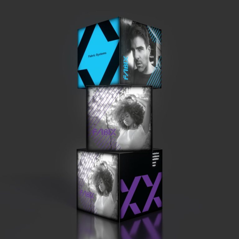 Cubic-lite กล่องไฟทรงกล่อง500x500x1500 - fabricsystems